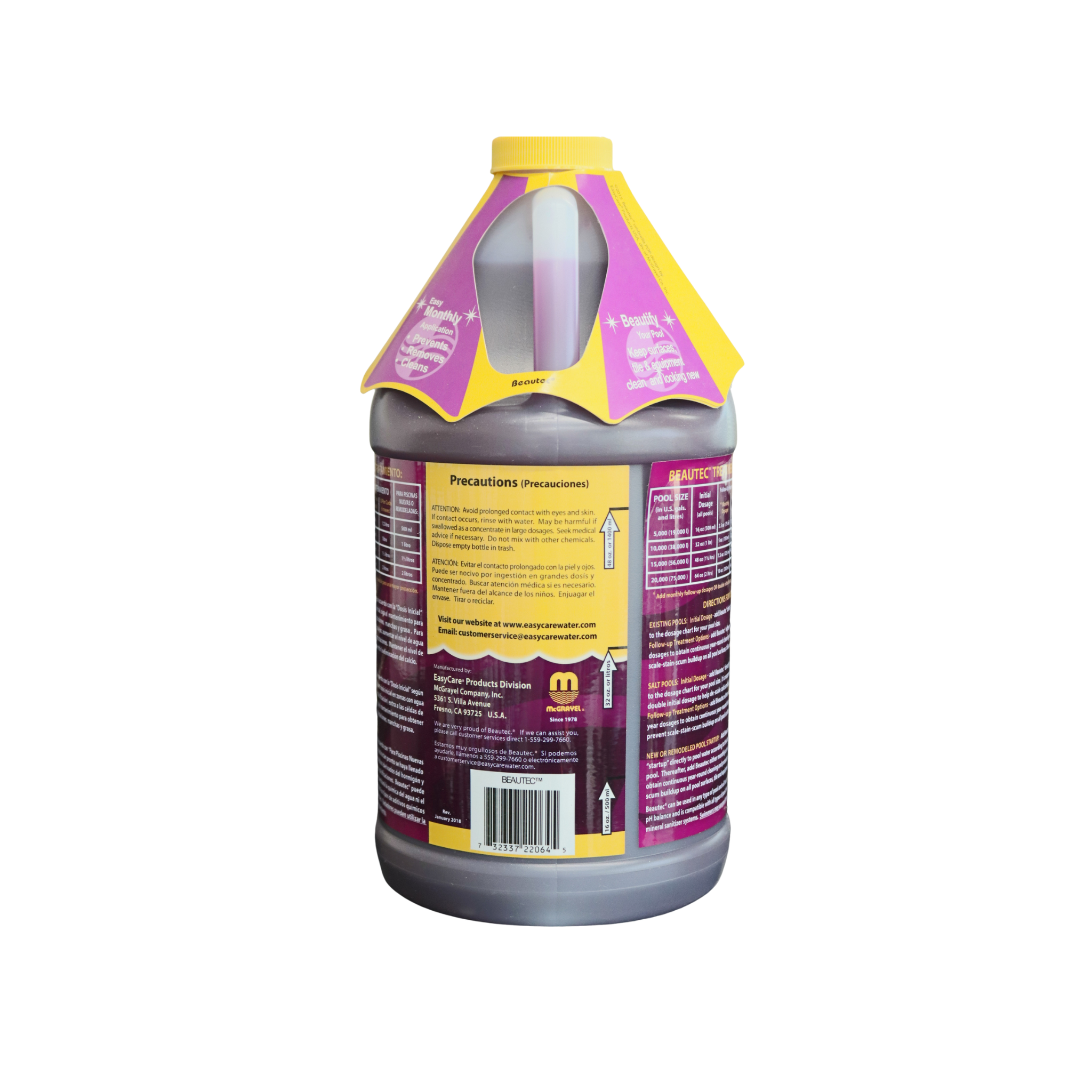 Easy Care™ Beautec® 22064 .5 Gallon Scale Stain & Scum Controller ...