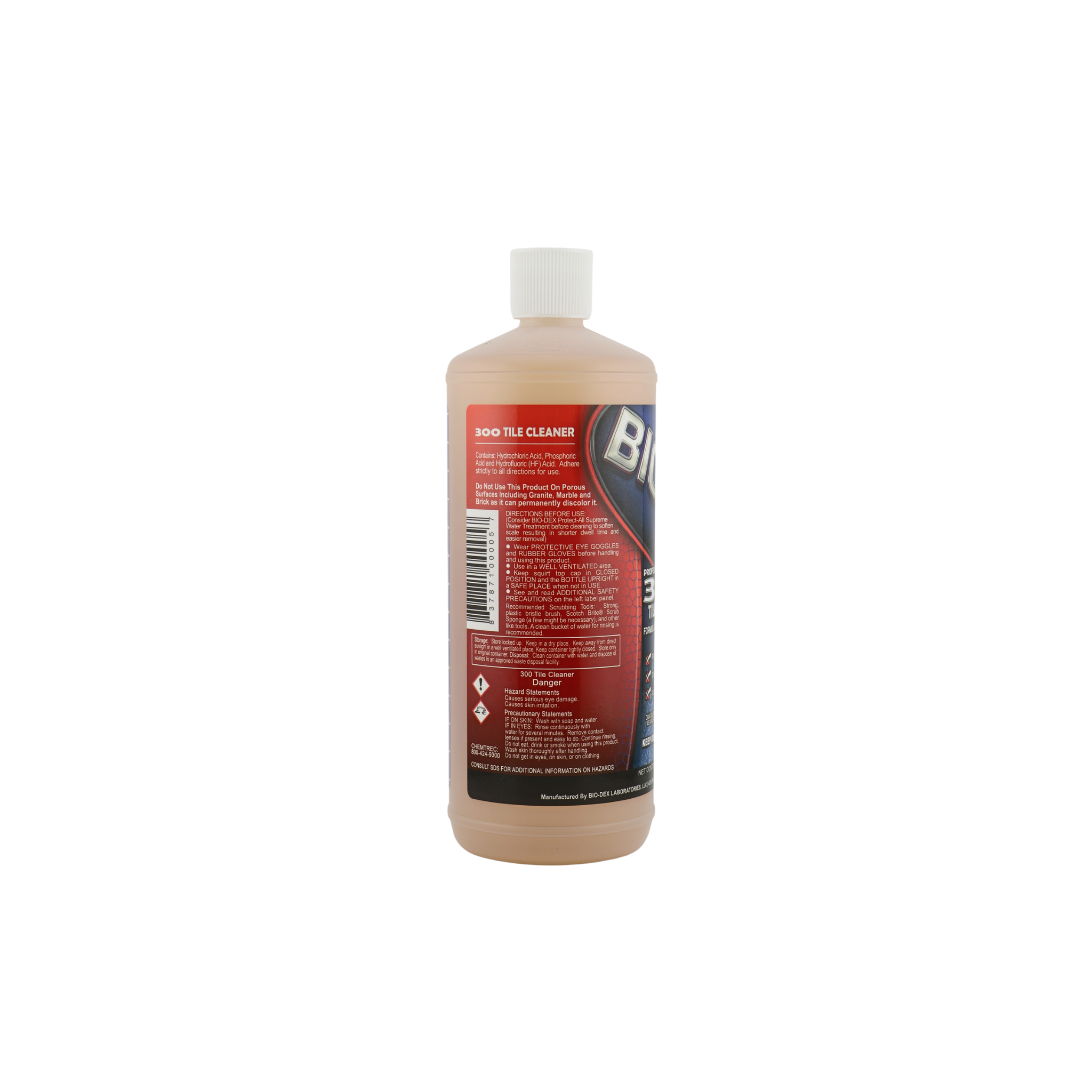 BIO-DEX 1 qt Bottle 300 Tile Cleaner - Simplified Pools