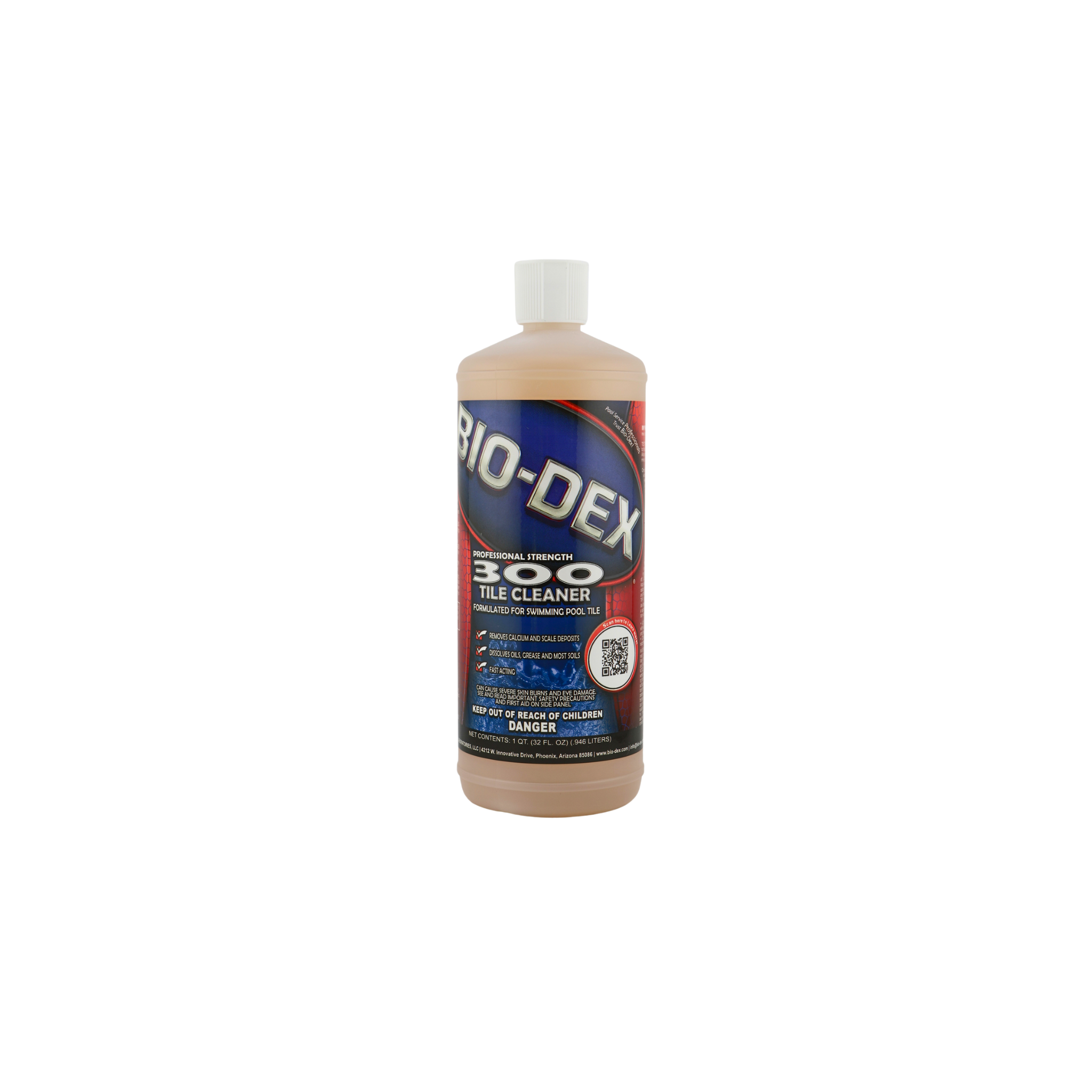BIO-DEX 1 qt Bottle 300 Tile Cleaner - Simplified Pools